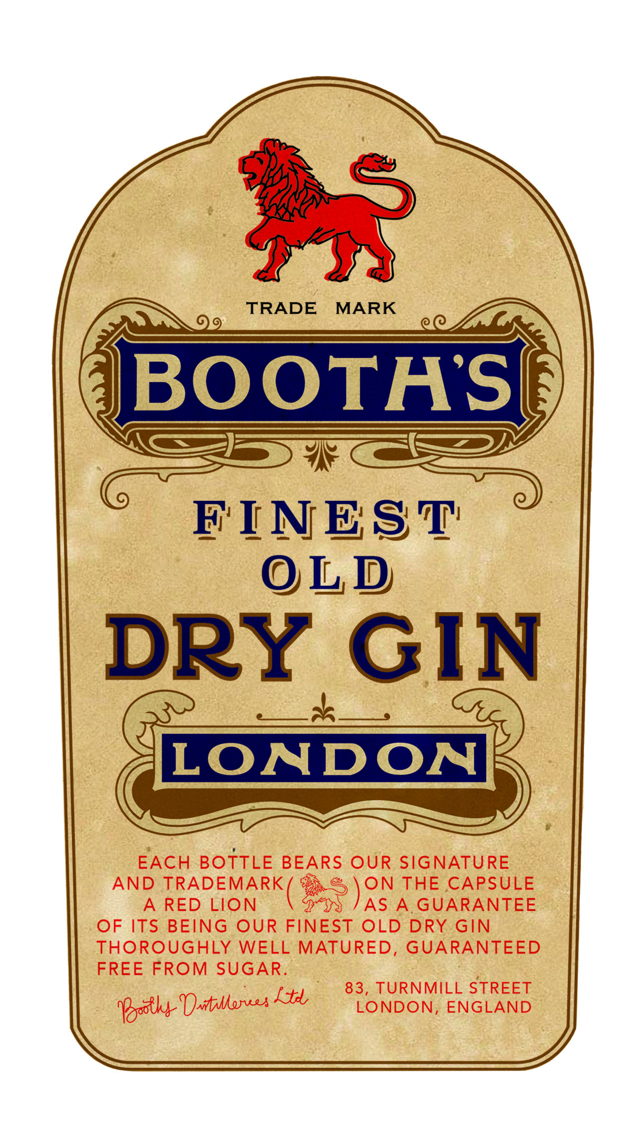 1940’s gin label | Jess Alexander
